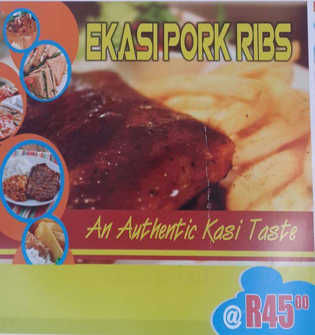 Speisekarte von Ekasi Spot Pizza, Johannesburg