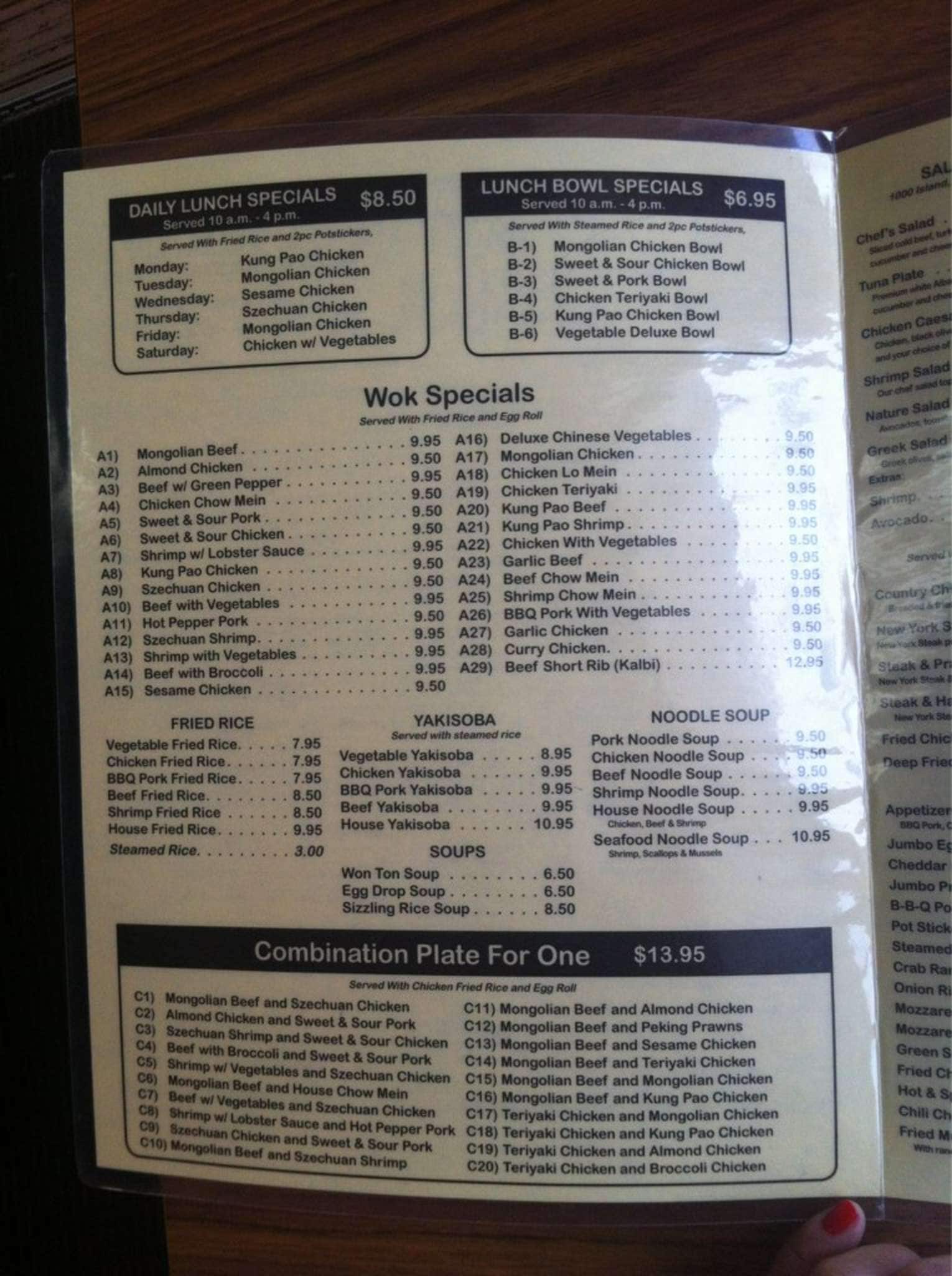 Fly In Restaurant Menu at David Jasmin blog