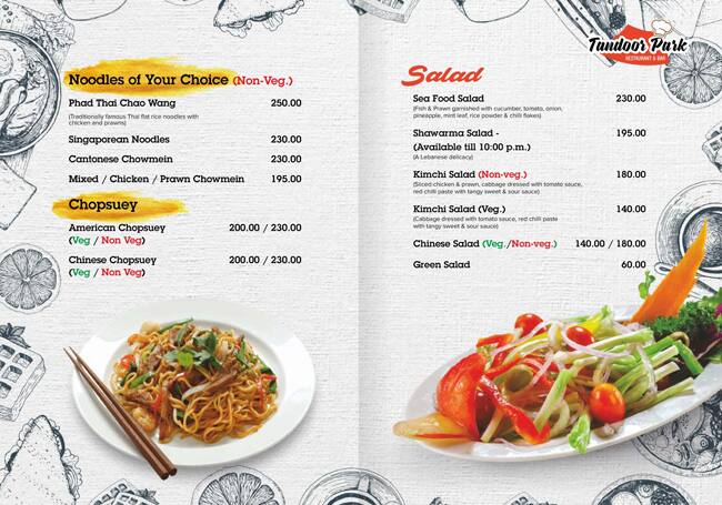 Menu at TANDOOR PARK BEHALA, Kolkata