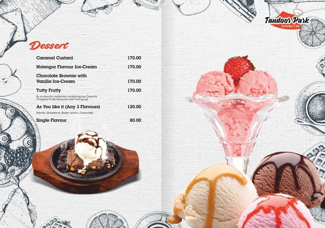 Menu at TANDOOR PARK BEHALA, Kolkata