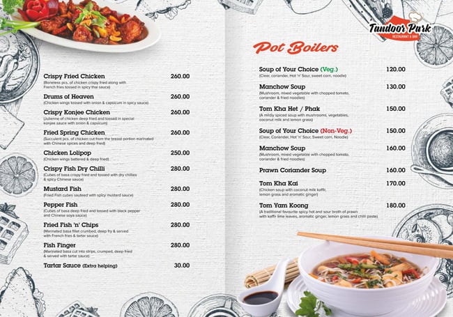 Menu at TANDOOR PARK BEHALA, Kolkata