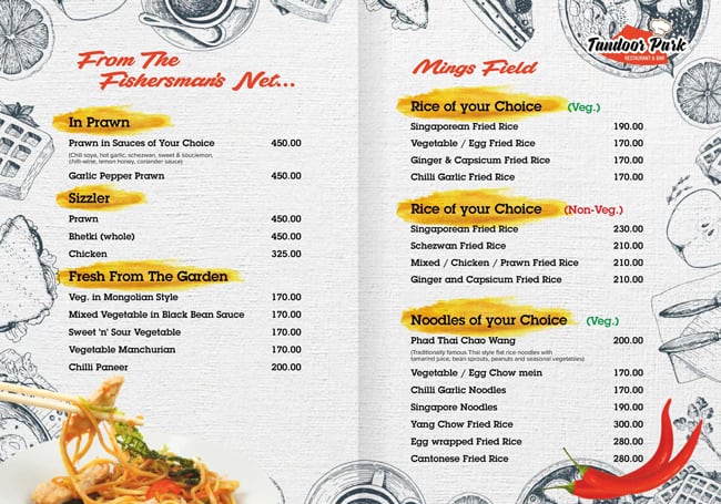 Menu at TANDOOR PARK BEHALA, Kolkata