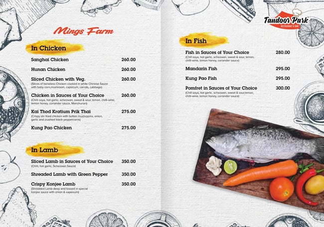 Menu at TANDOOR PARK BEHALA, Kolkata