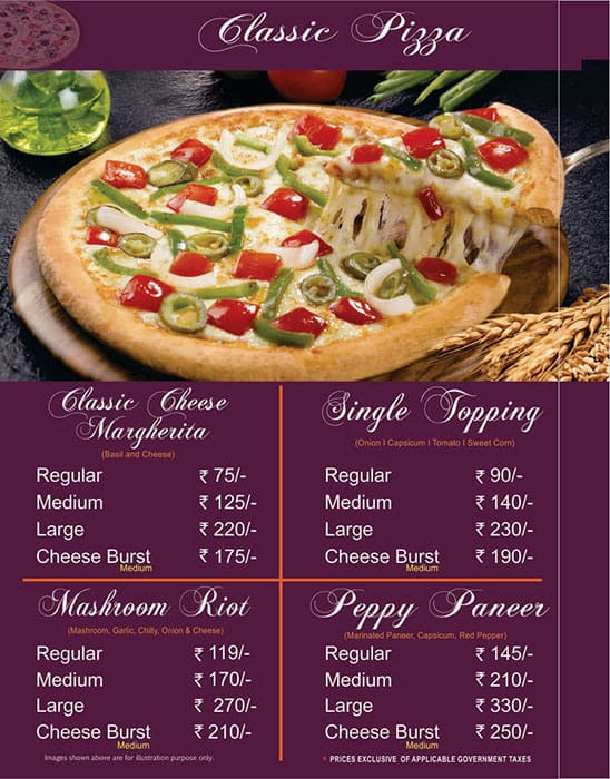 Menu of Pizza City Malviya Nagar Jaipur