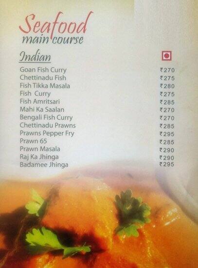 Menu at METRO DINE, Chennai, 115