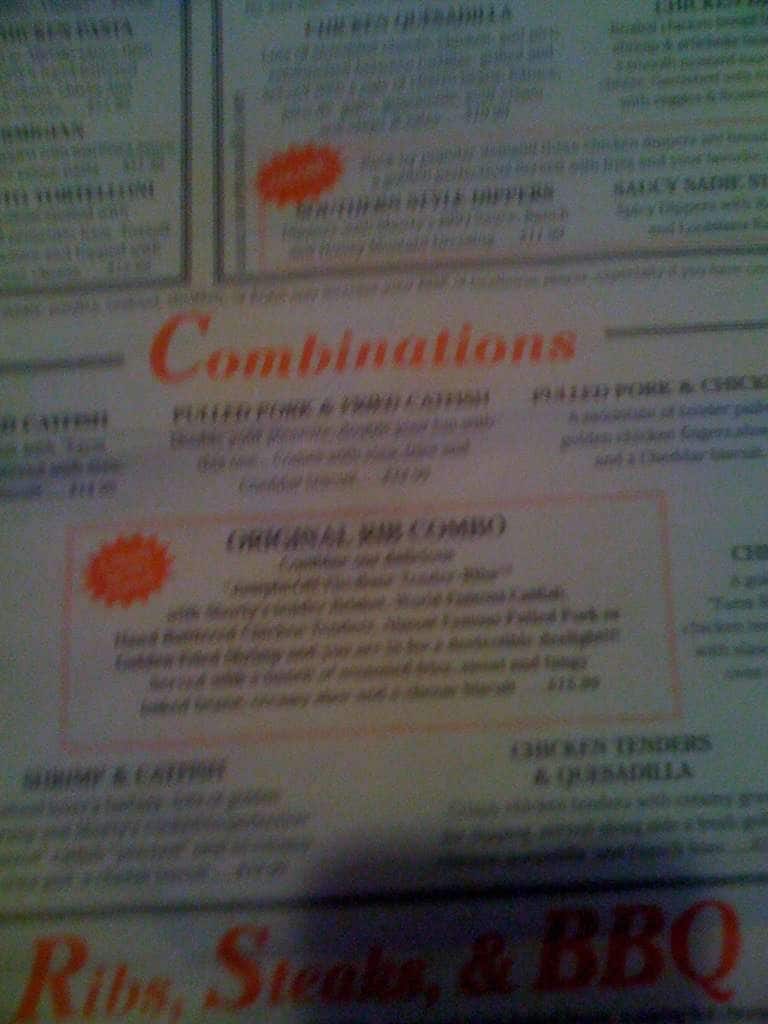 Shorty Small's Menu, Menu for Shorty Small's, North Little Rock, Little ...