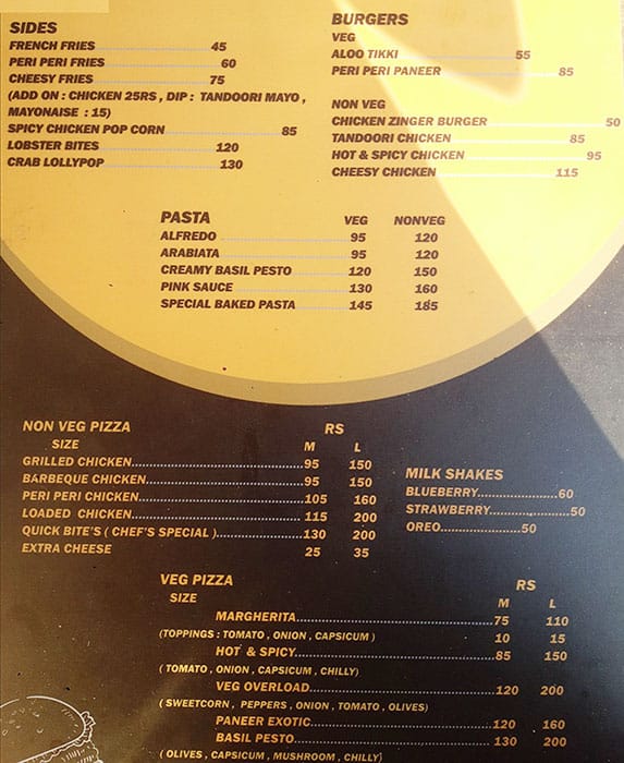 Menu at QUICK BITES, Navi Mumbai, Shop No 6