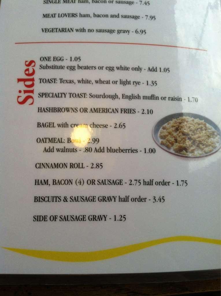 Menu at Brunch House restaurant, Lansing, S Pennsylvania Ave