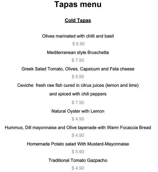 Menu At Black Angus Steakhouse And Bar South Melbourne