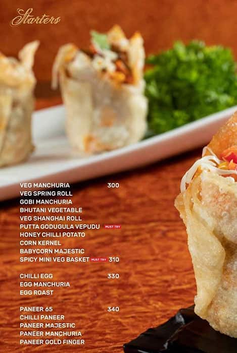 Menu of Pakka Local, Gachibowli, Hyderabad