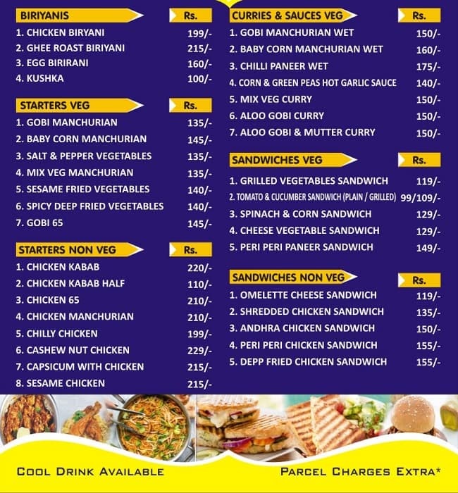 Menu at New Multi Cuisine Cafe, Bengaluru