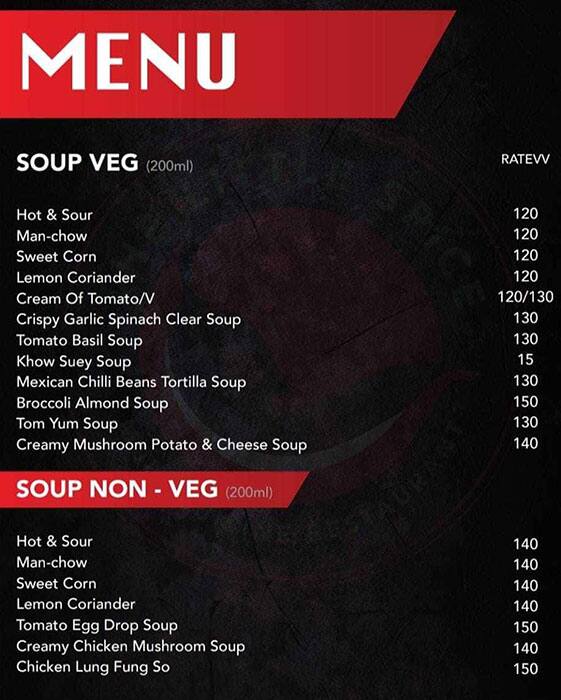 Menu of The Little Spice, Prahlad Nagar, Ahmedabad