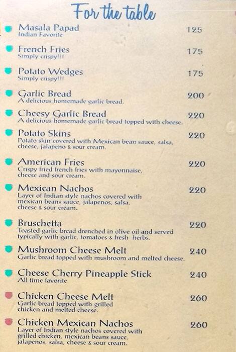 Menu at Gustoes Beer House, Bengaluru, 10