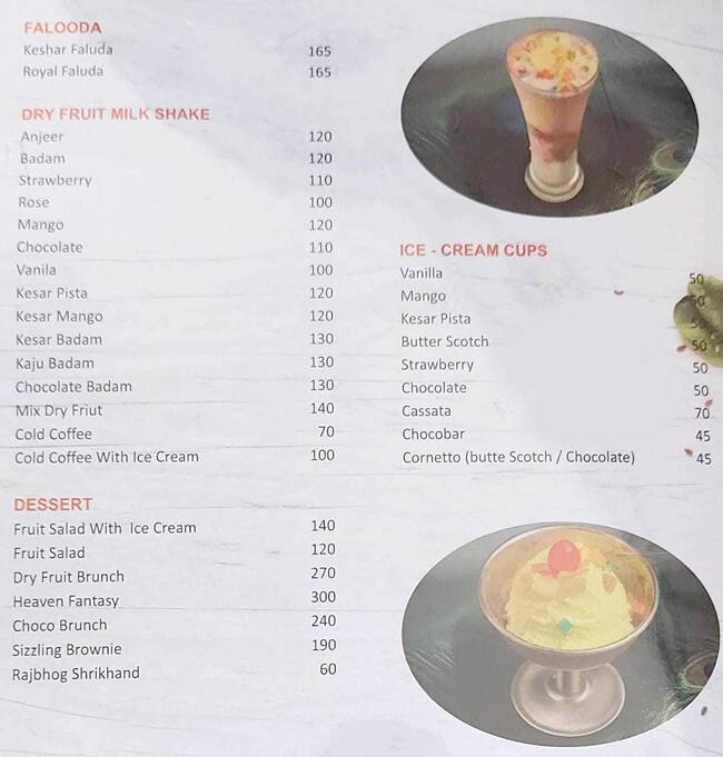 Menu at Shreeji Pure Veg - Bharti Vidyapeeth, Pune