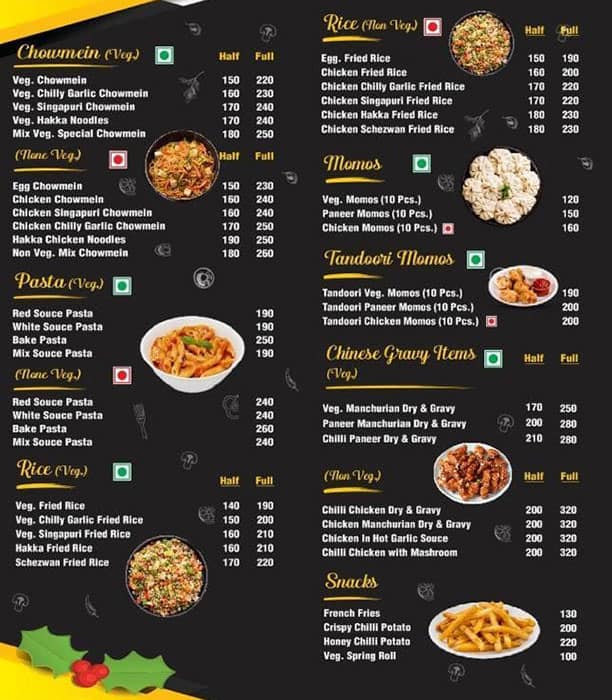 Menu of Taste Of Heaven, West Patel Nagar, New Delhi