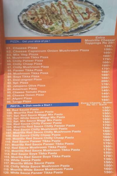 Menu at Waffle King, New Delhi, 14