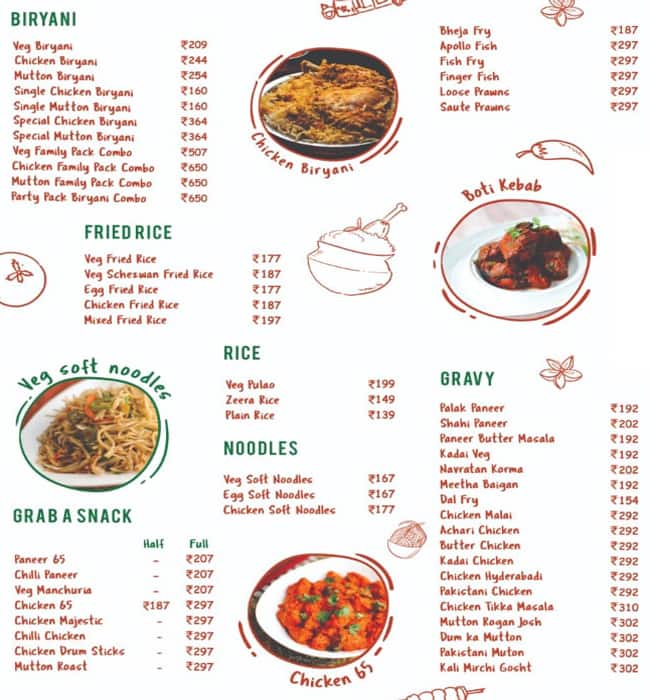 Shadab Go! Menu, Menu for Shadab Go!, Banjara Hills, Hyderabad - Zomato