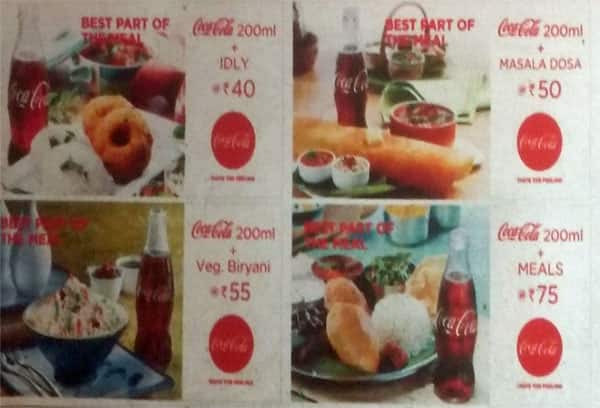 Menu at Hotel Emerald, Hyderabad