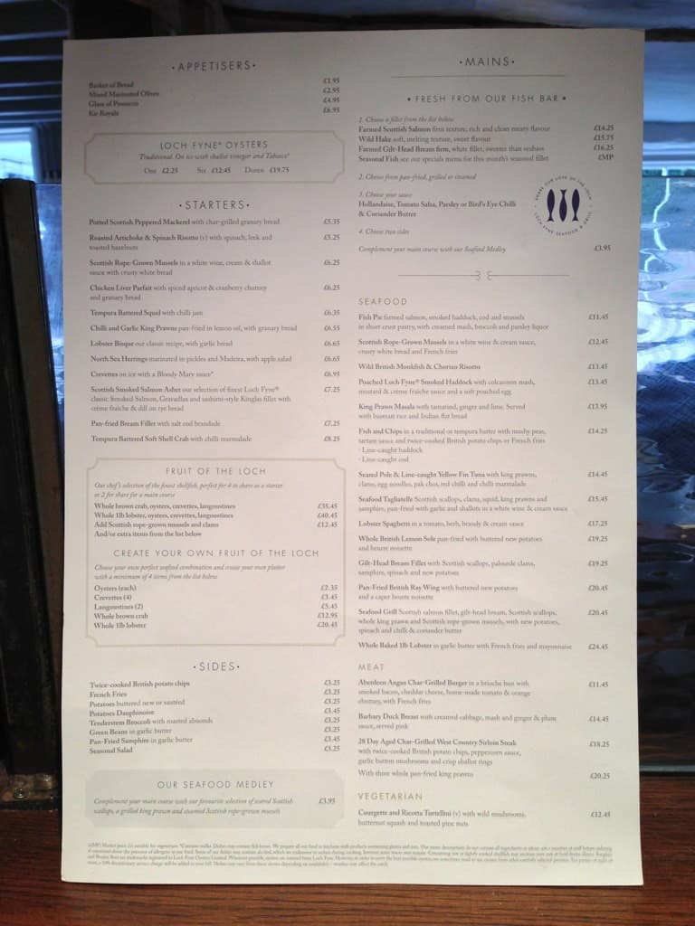 Menu at Little Rose restaurant, Cambridge, Little Rose