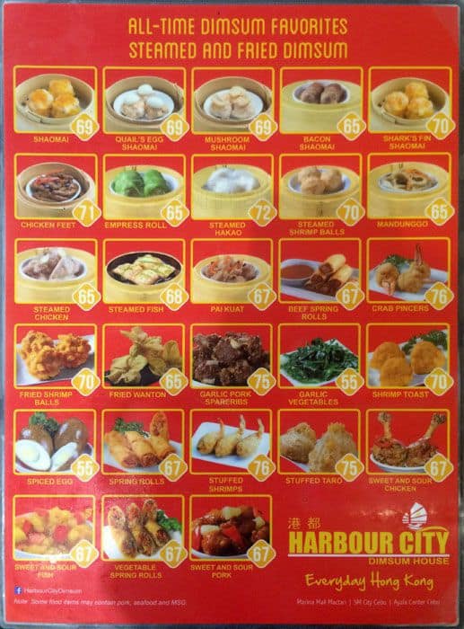 Harbour City Menu, Menu for Harbour City, Ibo, Cebu - Zomato Philippines