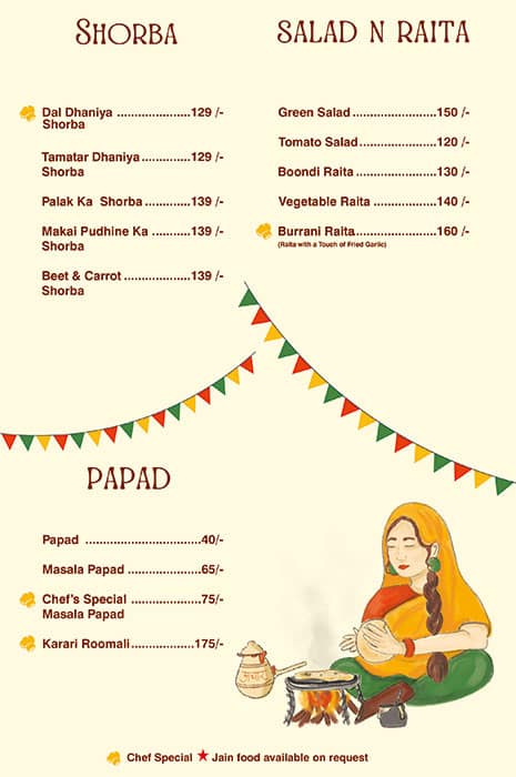 Menu of Pind Di Gali - Taste Of Punjab, Bhayli, Vadodara