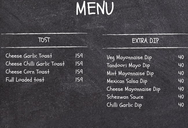 Menu of Cafe 24 hours, Bhugaon, Pune