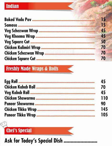 Menu at The Central Kitchen Express, Mumbai, Shop 1, Parichay Chs, Near ...