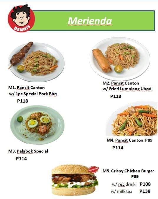 Menu at Dennis The Grill Boy restaurant, Pasay, 1 J.W. Diokno Blvd