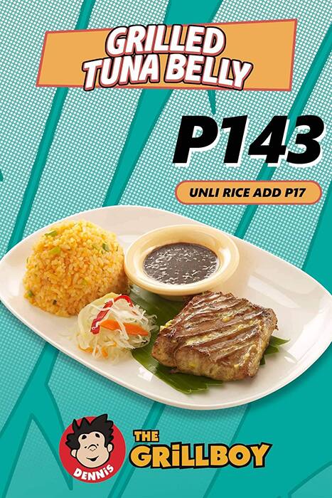 Menu at Dennis The Grill Boy restaurant, Pasay, 1 J.W. Diokno Blvd