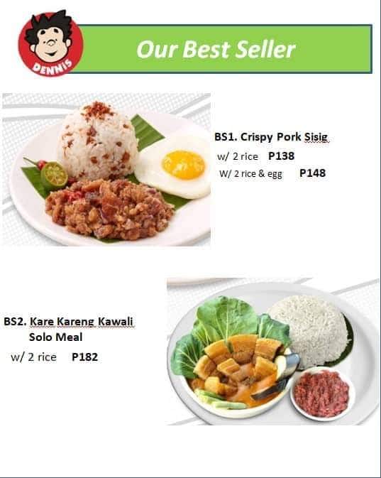 Menu at Dennis The Grill Boy restaurant, Pasay, 1 J.W. Diokno Blvd