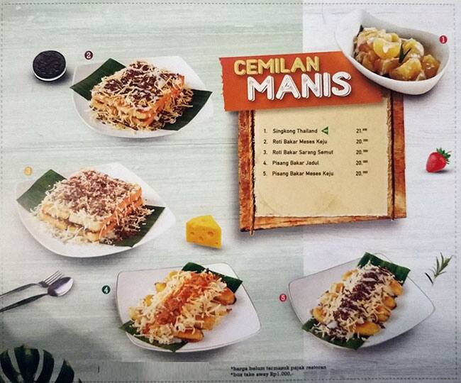 Menu at Tong Tji Tea House Menteng cafe, Central Jakarta, Menteng Huis