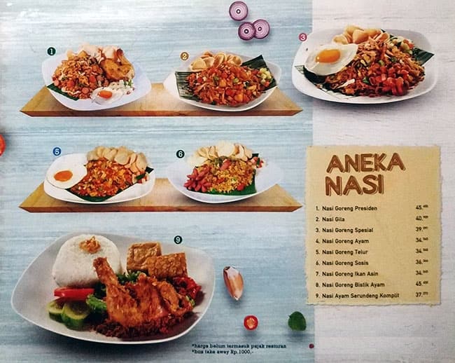 Menu at Tong Tji Tea House Menteng cafe, Central Jakarta, Menteng Huis