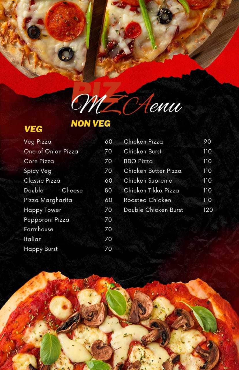 Menu of Hungry Habibi, Jakkur, Bangalore