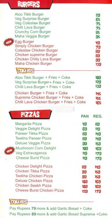 Menu at GRILL INN, Hyderabad, 1- 43/B