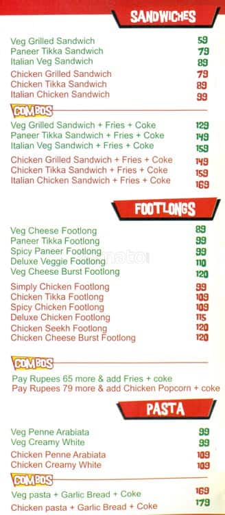 Menu at GRILL INN, Hyderabad, 1- 43/B