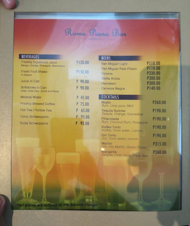 Menu at Cafe Mercedes, Laurel