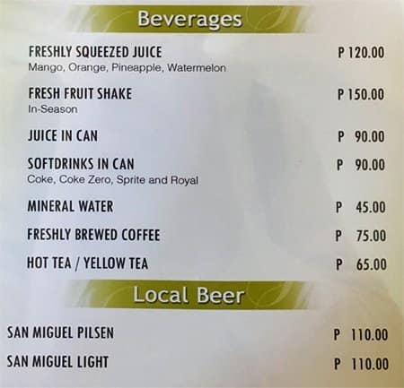 Menu at Cafe Mercedes, Laurel