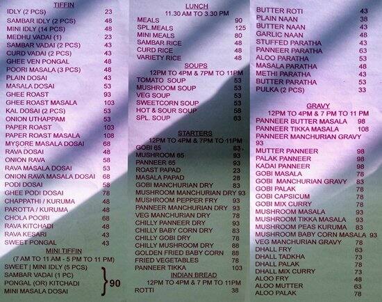 Geeraas Menu, Menu for Geeraas, Perungudi, Chennai - Zomato
