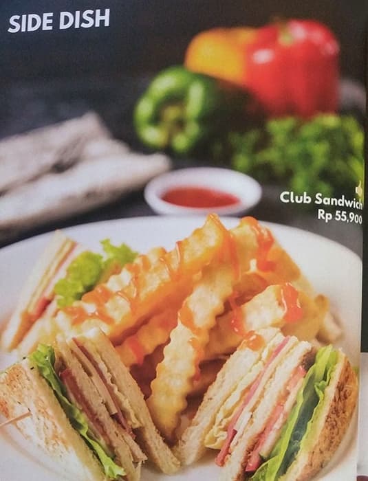 Menu at Little Boss, Jakarta