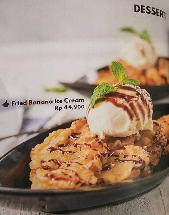 Menu at Little Boss, Jakarta