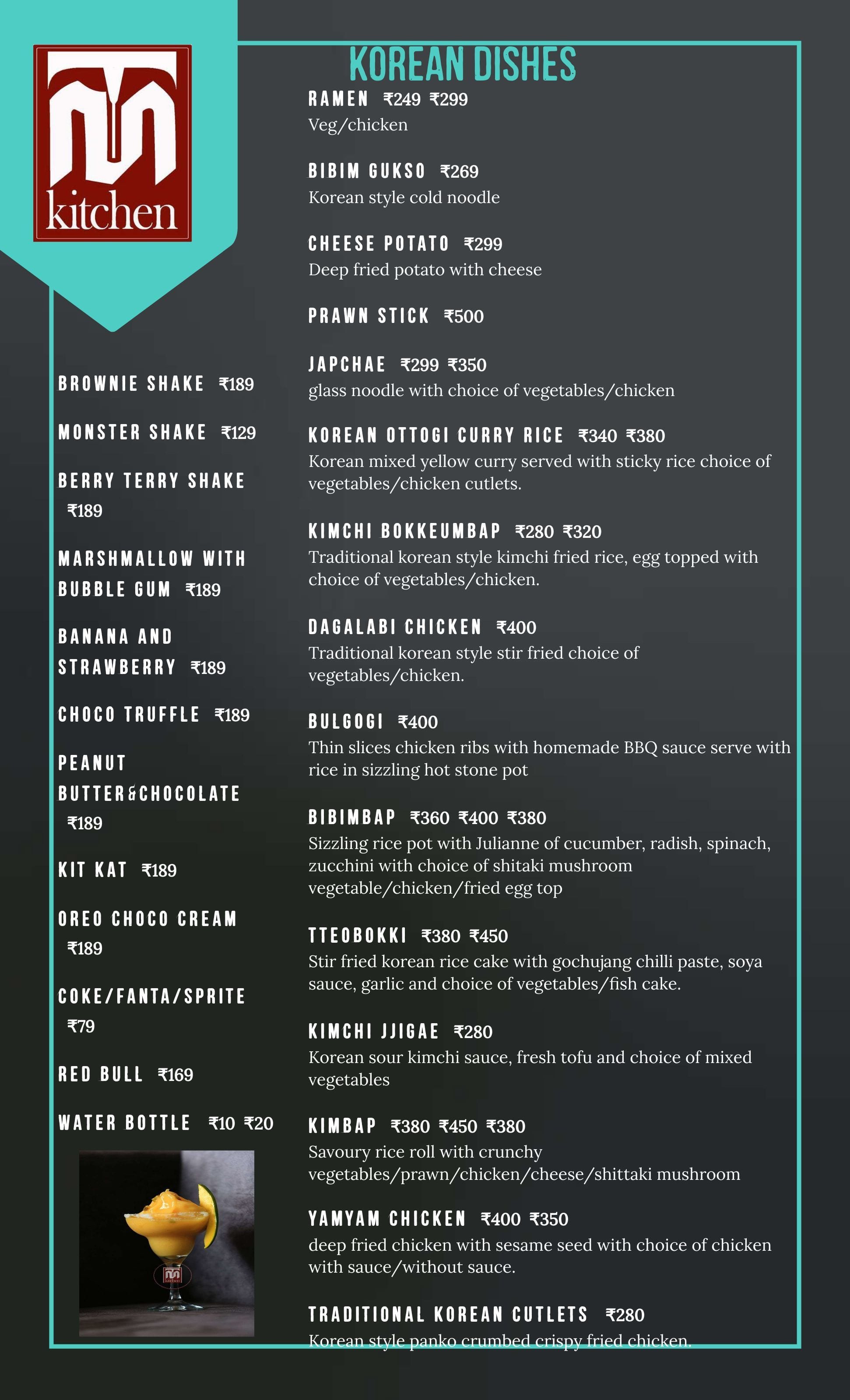 Menu of Tibetan Mother's Kitchen, Koregaon Park, Pune