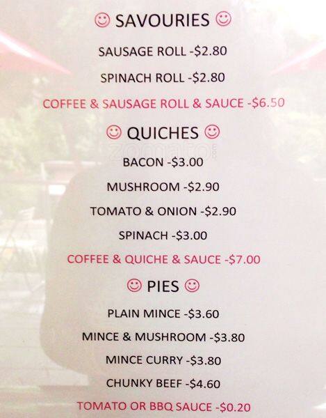 Menu at DM Cakes desserts, Elanora Heights