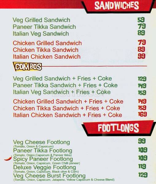 Menu at Grill Inn, Gurugram, Ug 21 Sohna Road