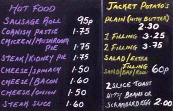 Menu at Garlands Ruislip cafe, Ruislip, 27 High St