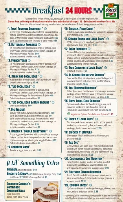 Ross' Restaurant Menu, Menu for Ross' Restaurant, Bettendorf, Davenport ...