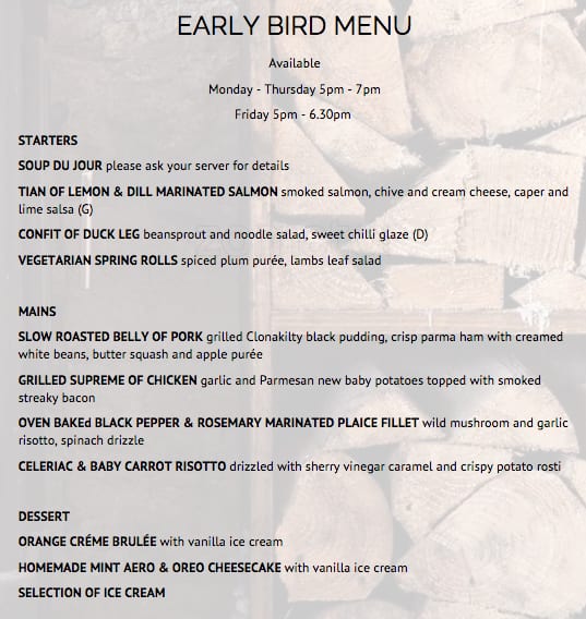 Ocean Bar & Grill Menu, Menu for Ocean Bar & Grill, Bray, Wicklow ...