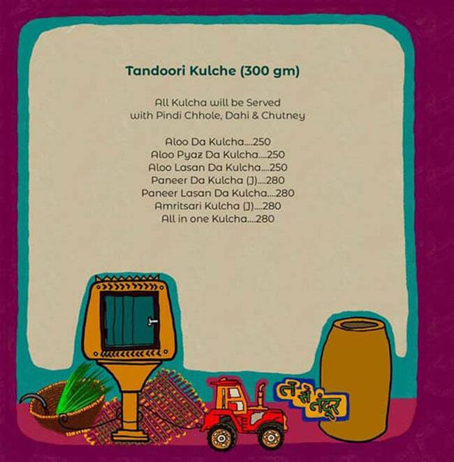 Menu of Punjabiyat - By Jassi De Parathe, Thaltej, Ahmedabad