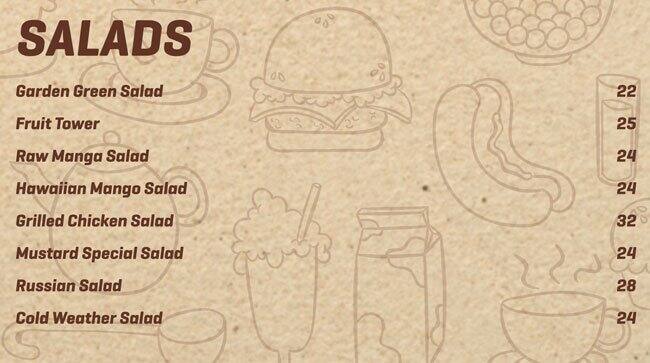 Menu at Mustard - Le Meridien Fairway pub & bar, Dubai
