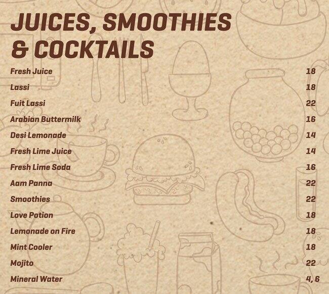 Menu at Mustard - Le Meridien Fairway pub & bar, Dubai