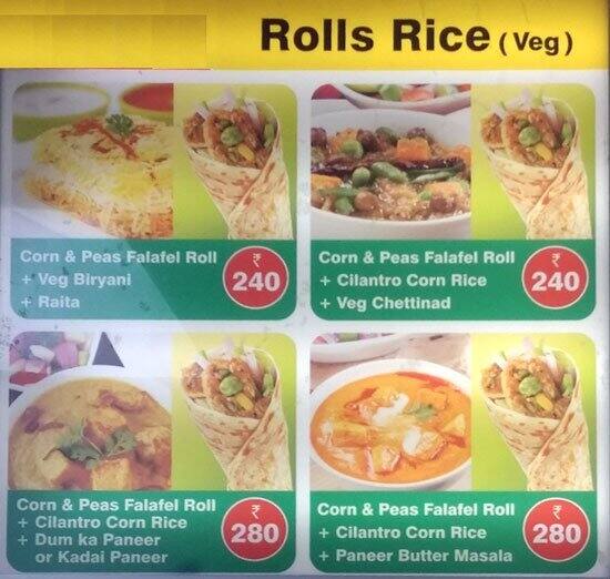 Menu at Kaati Zone, Bengaluru, Building No. 148